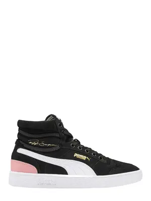 PUMA Ralph Sampson Mid Suede Sneakers - Black