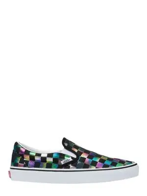 VANS Iridescent Checkerboard Slip-on Sneakers - Black