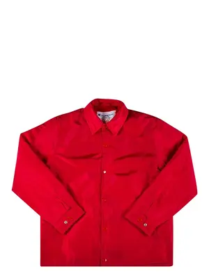 Supreme X Champion Coaches Jacket - Red