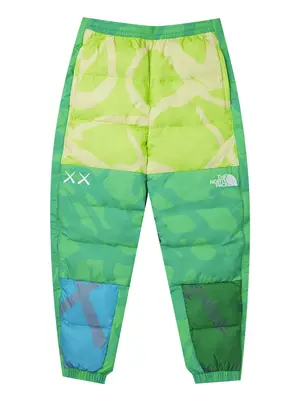 The North Face X Kaws Retro 1996 Nuptse Pant 'safety - Green