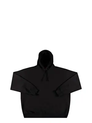 Supreme Laser Cut Logo Hooded Sweatshirt - Black