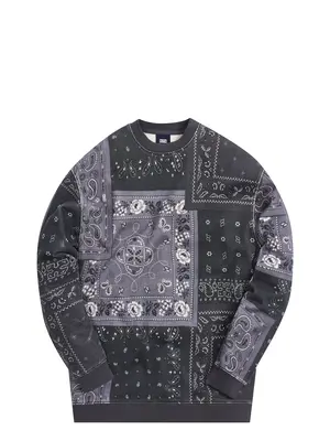Kith Deconstructed Bandana Crewneck - Black