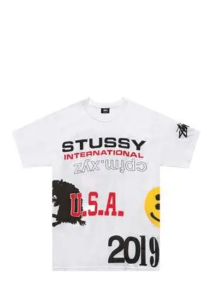 StÜssy X Cactus Plant Flea Market Usa 2019 Tee - White