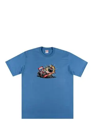 Supreme Crash Tee 'dusty Light Royal' Blue