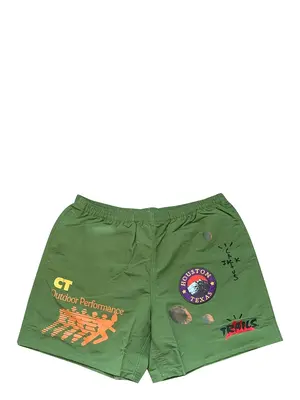 CACTUS JACK BY TRAVIS SCOTT Running Wild Shorts - Green