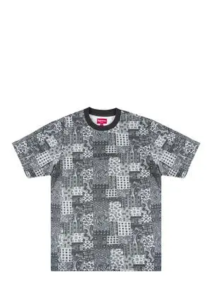 Supreme Patchwork Paisley Short-sleeve Top 'black' Black