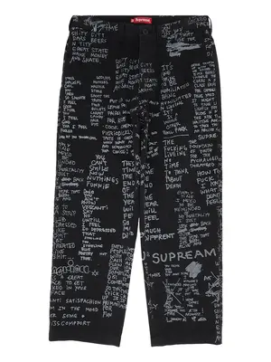 Supreme Gonz Poems Chino Pant - Black
