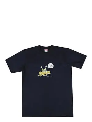 Supreme X Daniel Johnston Frog Tee 'navy' Blue