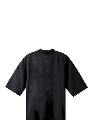 Yeezy Engineered Balenciaga Logo 3/4 Sleeve Tee - Black