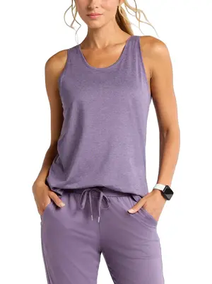 Zella Zella Liana Restore Soft Lite Tank Purple Montana
