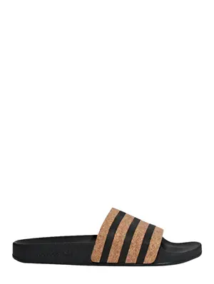 Adidas Adilette Cork Slides - Black