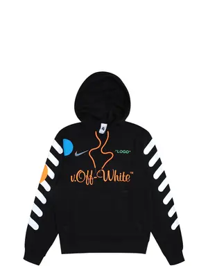Nike Nikelab X Off-white Mercurial Nrg X Hoodie - Black