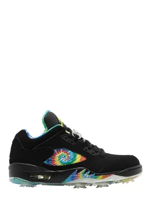 JORDAN 5 Low Golf Peace & Love Sneakers - Black