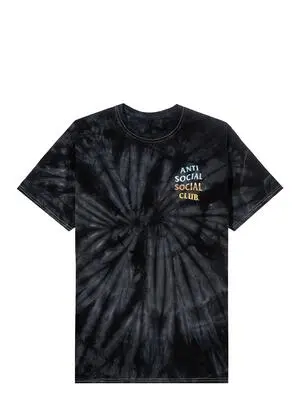 ANTI SOCIAL SOCIAL CLUB Thermal Internal Tie Dye Tee - Black