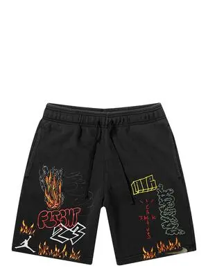TRAVIS SCOTT X Mj Fleece Short - Black