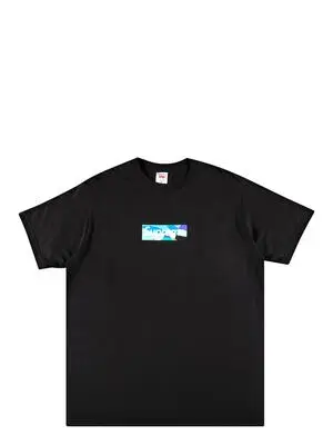 Supreme X Emilio Pucci Box Logo Tee 'black/blue' Black