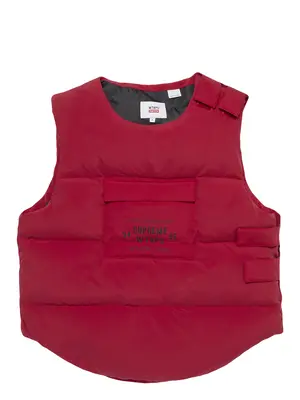 Supreme X Wtaps Tactical Down Vest - Red