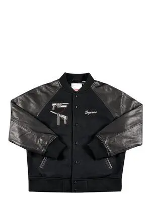 Supreme Aeon Flux Varsity Jacket - Black