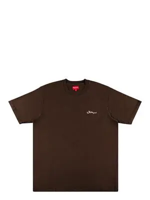 Supreme Arabic Logo Washed Short-sleeve Tee - Brown
