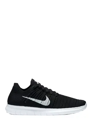 Nike Free Rn Flyknit Sneakers - Black