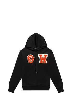 Off-White Patch Slim Hoodie - Black