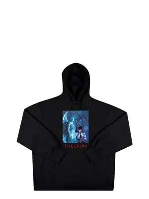 Supreme X The Crow Hooded Sweatshirt - Black