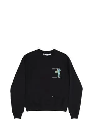Off-White Adam Is Eve Slim Crewneck - Black