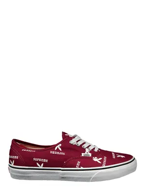 VANS Supreme X Playboy X Authentic Pro Sneakers - Red