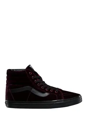 VANS Sk8-hi Re-issue Velvet High-top Sneakers - Black