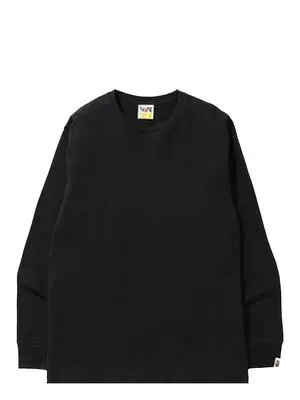A BATHING APE Ape Head Long-sleeve Tee - Black