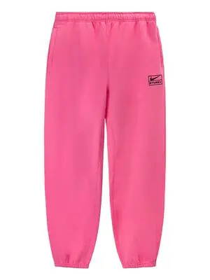 Nike X Stussy Nrg Washed Fleece Pant 'lotus - Pink