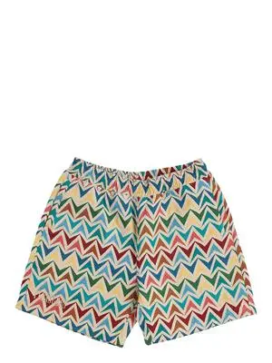PLEASURES Basket Woven Shorts - Multicolor