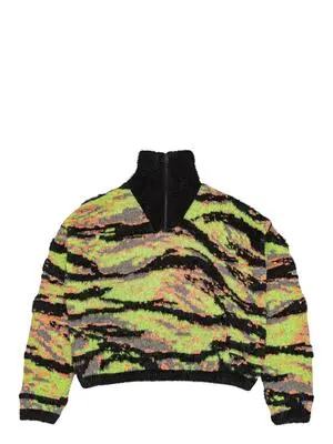 ERL Jacquard Tiger Sweater - Green
