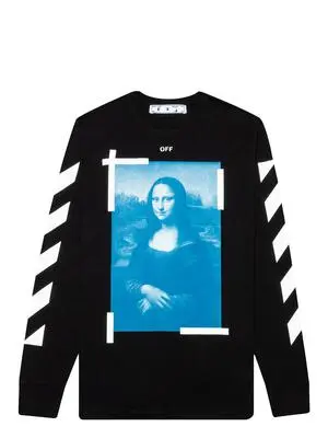 Off-White Mona Lisa Long-sleeve T-shirt - Black