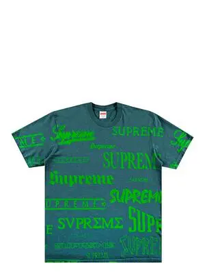 Supreme Multi Logo Tee 'dark Teal' Teal