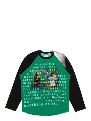 Supreme X Bernadette Corporation Raglan Long-sleeve Top - Green