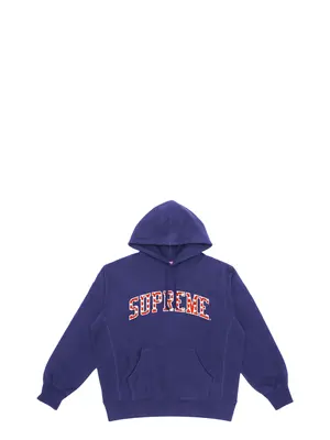 Supreme Hearts Arc Hooded Sweatshirt - Blue