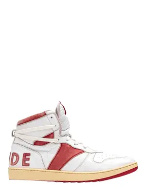 Rhude Rhecess High Top Sneakers - White