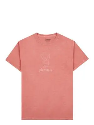 PLEASURES X Playboy Entertainment Pigment Dye T-shirt - Red