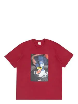 Supreme X Irak Cast Tee 'cardinal' Red