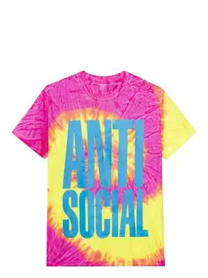 ANTI SOCIAL SOCIAL CLUB Heatwave Tee Tie Dye - Pink
