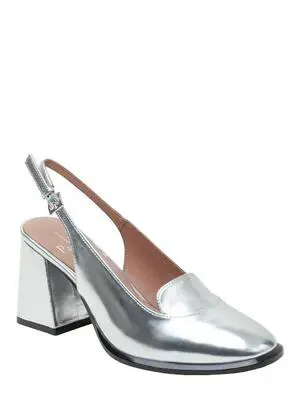 Linea Paolo Linea Paolo Bernice Slingback Pump Silver
