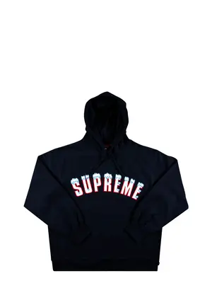 Supreme Icy Arc Hooded Sweatshirt - Blue