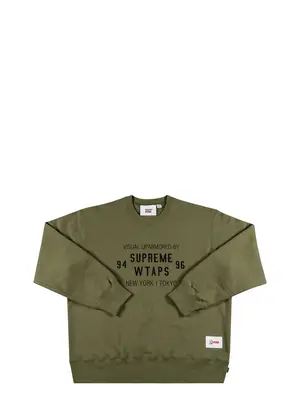 Supreme X Wtaps Crewneck - Green