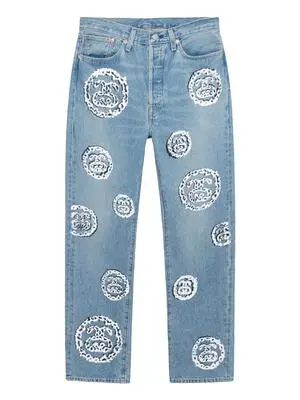 StÜssy X Denim Tears 501 Jeans - Blue