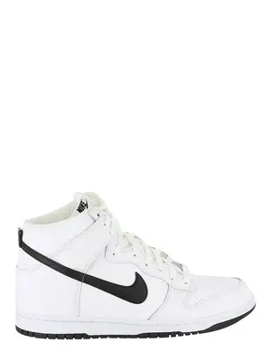 Nike Dunk High Top Sneakers - White