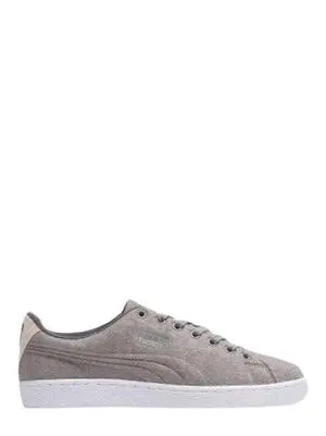 PUMA Basket Classic Embossed Wool Sneakers
