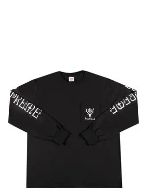 Supreme X South2 West8 Long-sleeve Pocket Tee - Black