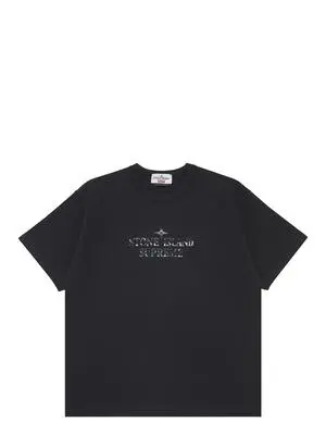 Supreme X Stone Island Short-sleeve Top 'black' Black