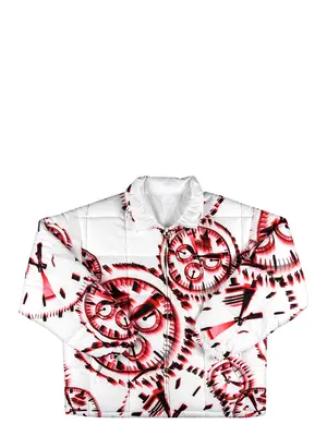 Supreme Watches Reversible Puffy Jacket - White